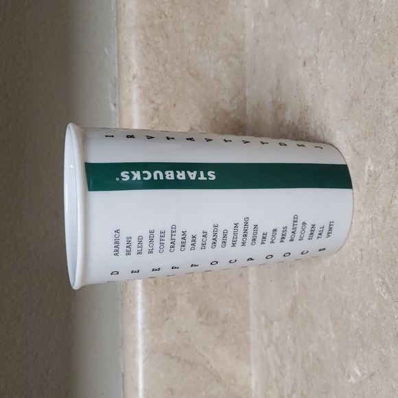 Starbucks | Dining | Starbucks Word Search Mug | Poshmark